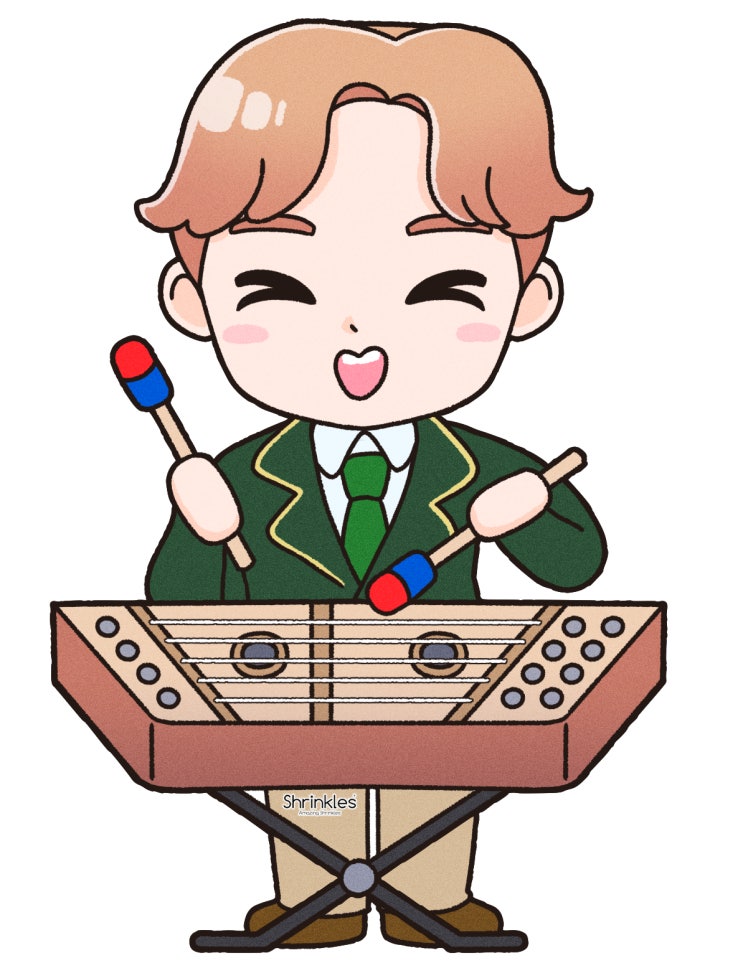 슈링클스도안악기 15 덜시머 도안 일러스트 메이크래프트 만들기 네이버 블로그