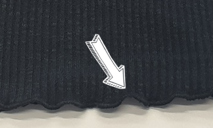 [봉제방법] 날라리 Purl/Pearl edge stitch, Merrow stitch, Lettuce stitch : 네이버 블로그