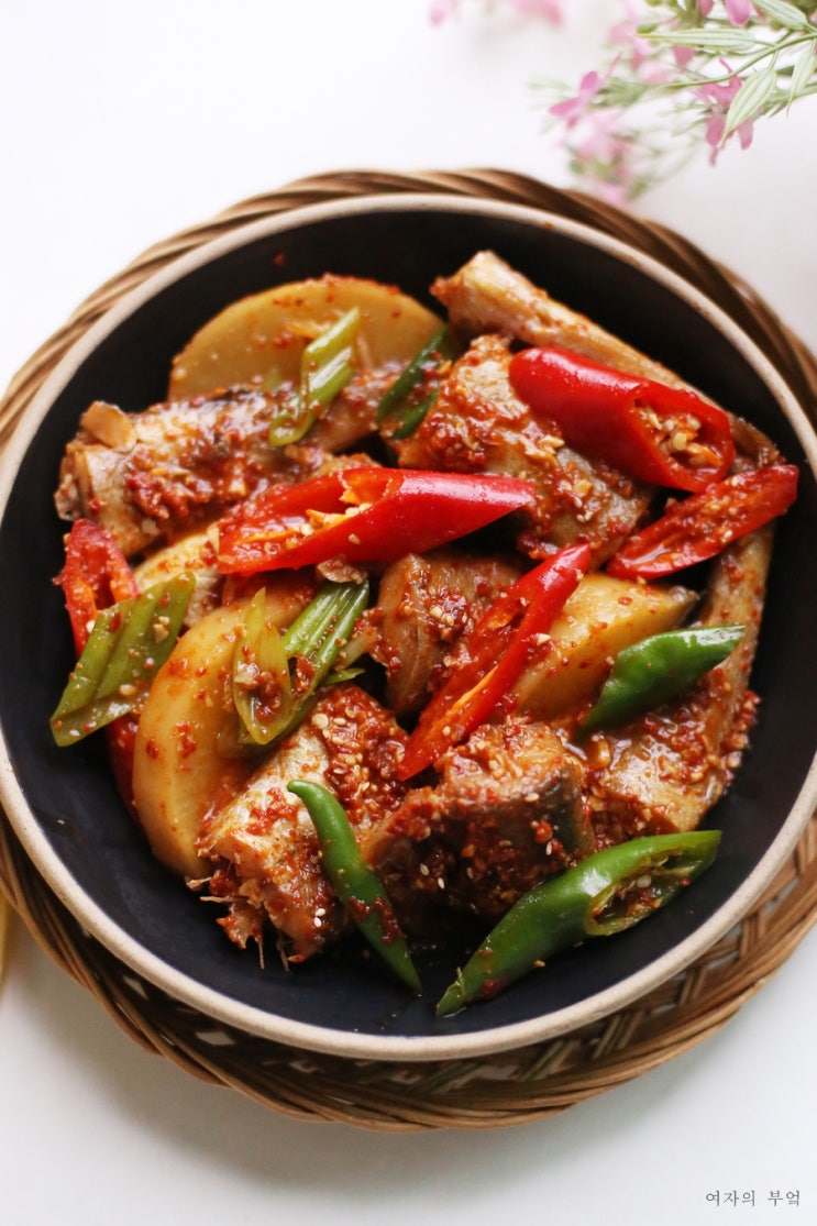 코다리조림 양념 명태 코다리찜 만드는 법 명태조림 매콤 코다리간장조림 코다리요리 : 네이버 블로그