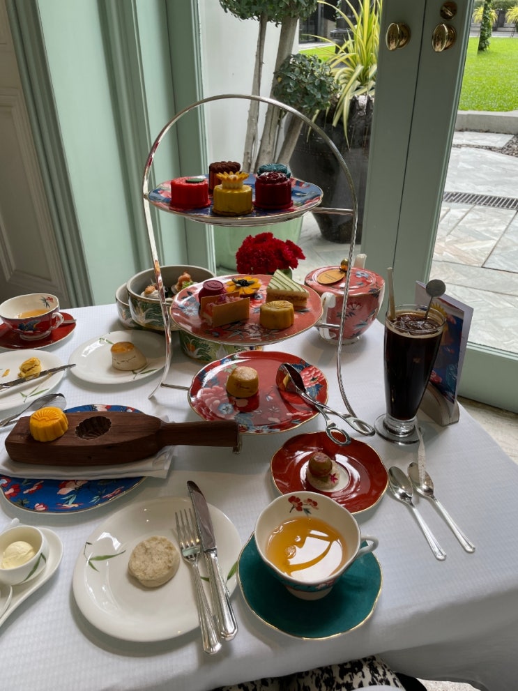 방콕 여행 만다린 오리엔탈 호텔 오서스 라운지(Author's Lounge) 애프터눈티 예약, 가격, 후기 : 네이버 블로그