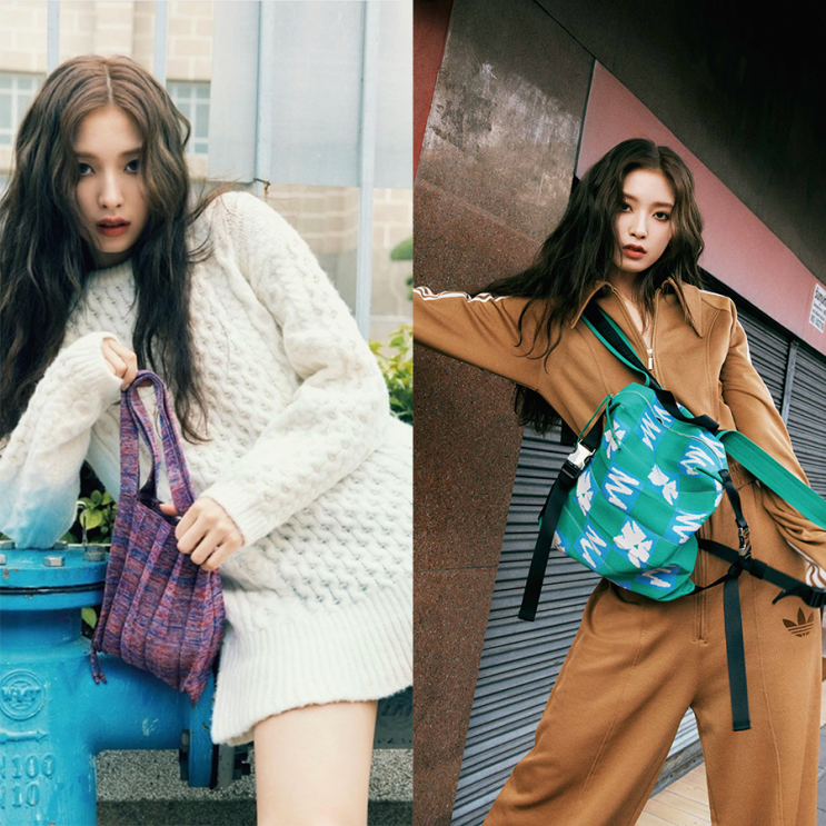 조셉앤스테이시josephandstacey 데일리백 X 오마이걸 아린 여자 가방 추천플리츠백 가방 브랜드 추천 해요