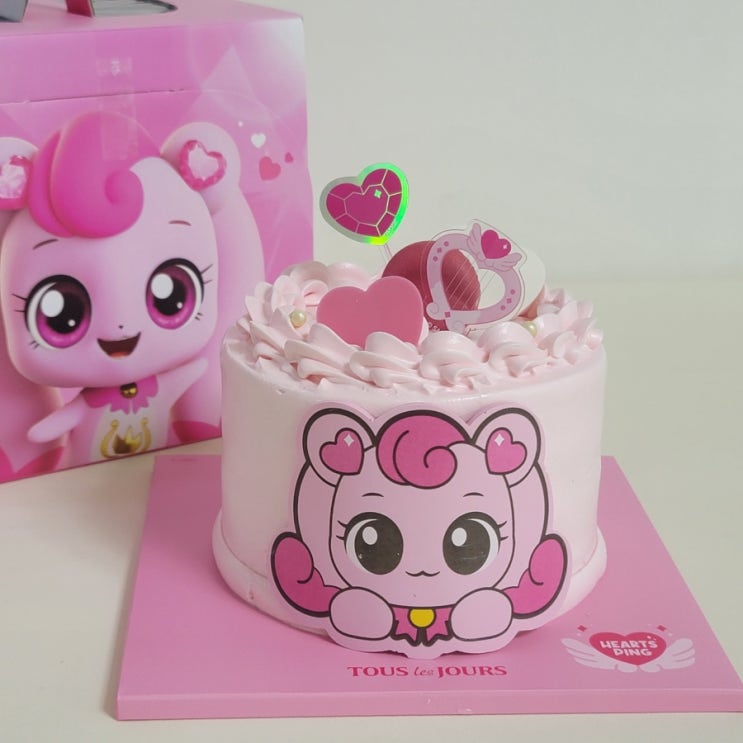 뚜레쥬르 티니핑 케이크 하츄핑으로 딸 생일 축하 : 네이버 블로그