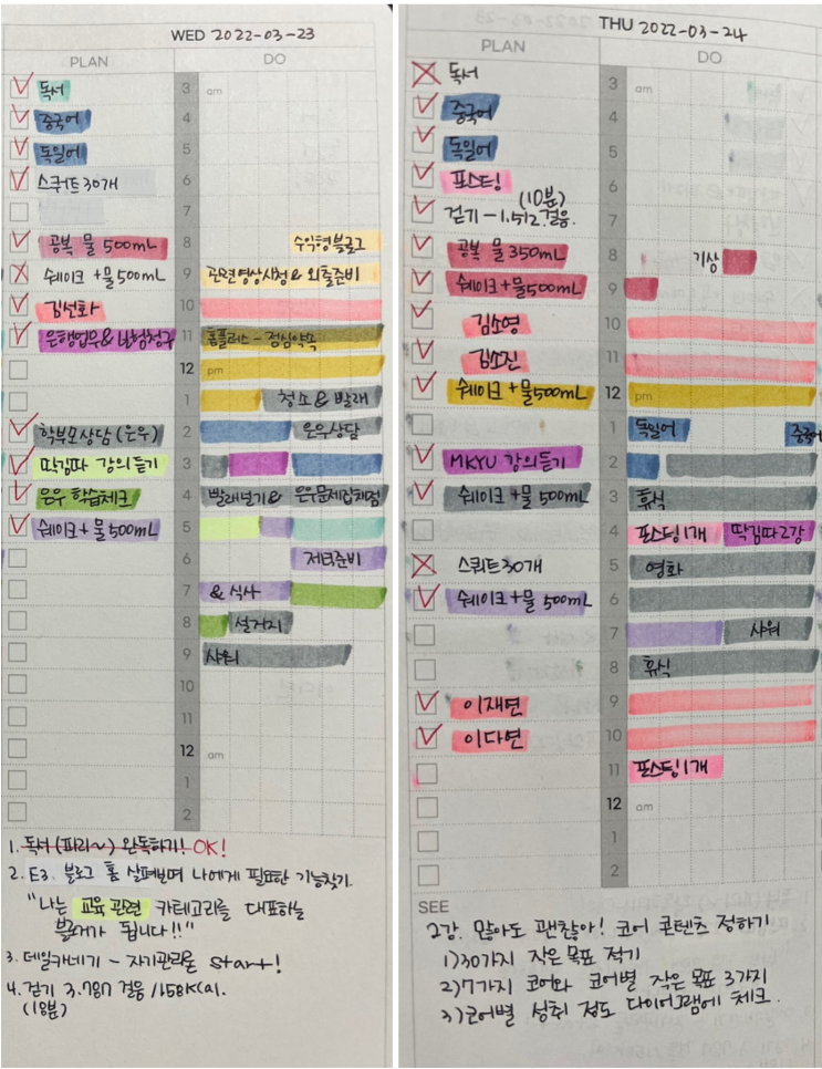 PDS 다이어리를 꾸준히 작성한 모범 사례 & 블로그 소개 (이웃 1,000명 달성 기념) : 네이버 블로그