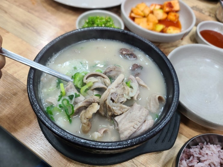 든든했던 공주 산성시장 맛집 시골집 국밥 네이버 블로그