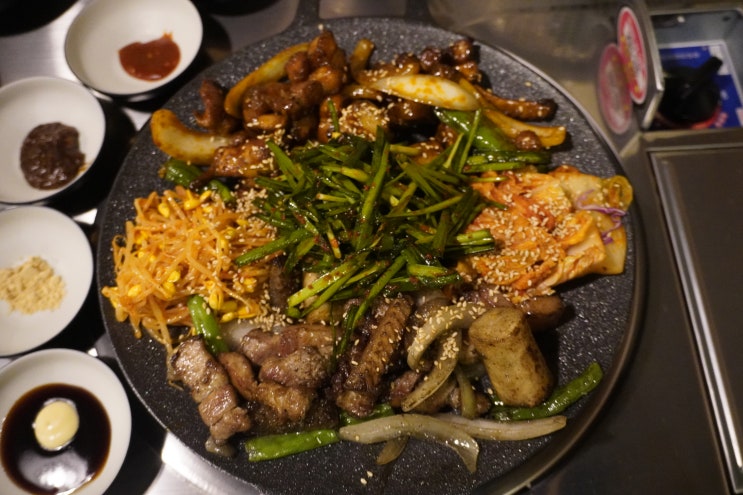 안산 중앙동 맛집 중앙동 회식 모임장소 추천 돼지고기특수부위 전문점 구르메산장 네이버 블로그
