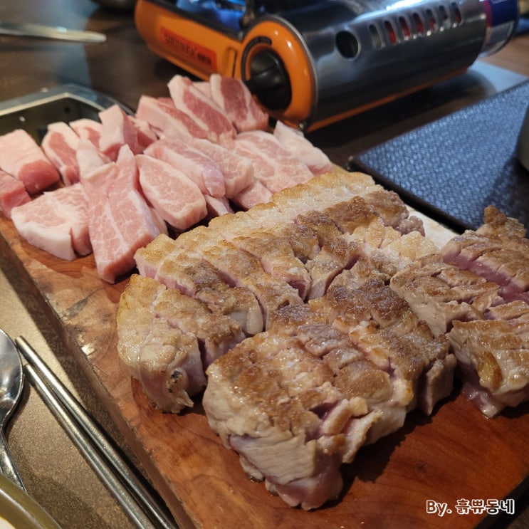 청주 율량동 맛집 고깃집은 고기가 맛있어야죠 고기 자부심 고부심 한강라면 음료 아이스크림은 덤 네이버 블로그