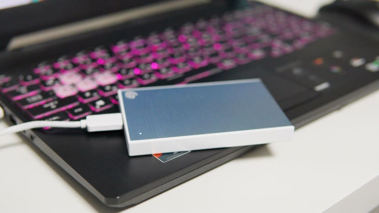 외장하드 추천, 가볍고 안전한 씨게이트 One Touch HDD 데이터복구 2TB 리뷰 : 네이버 블로그