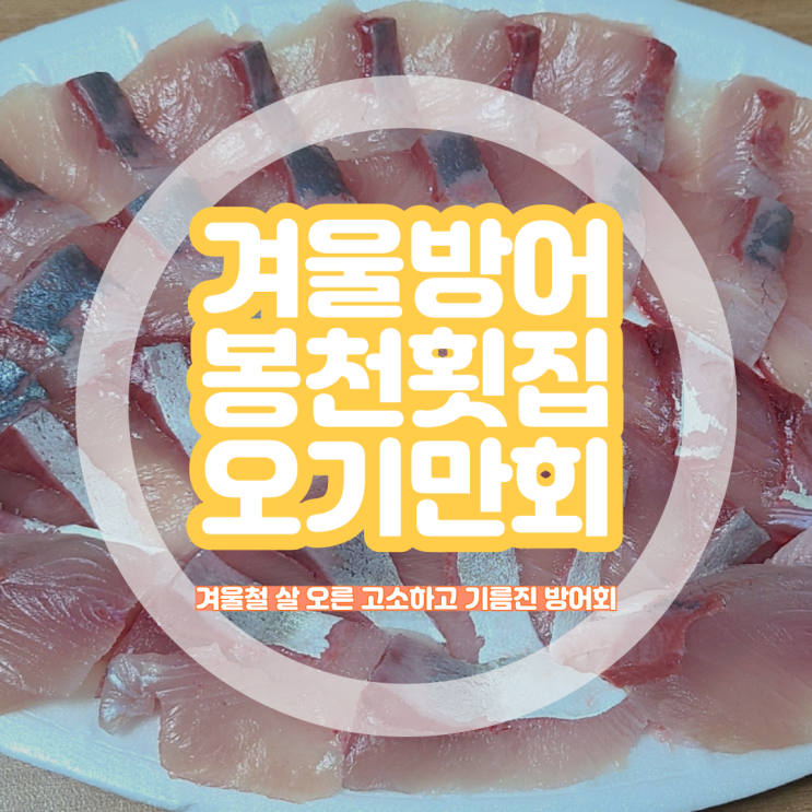 오기만회 봉천 회집 회에 진심인 사장님 네이버 블로그