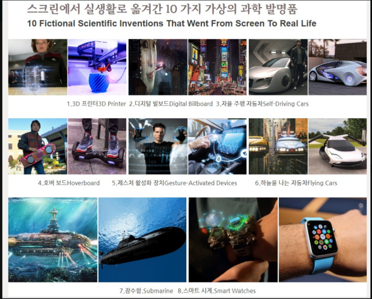 스크린에서 실생활로 옮겨간 10 가지 가상의 과학 발명품10 Fictional Scientific Inventions That ...
