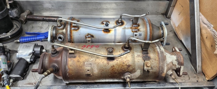 7556 봉고3 (2017년식) a2 dpf 모비스정품교환 ㆍ흡기클리닝 작업ㆍ에어콘트롤밸브 (ACV) ㆍp200300 dpf 한계점이하 효율저하 p210800 ACV불량 ...