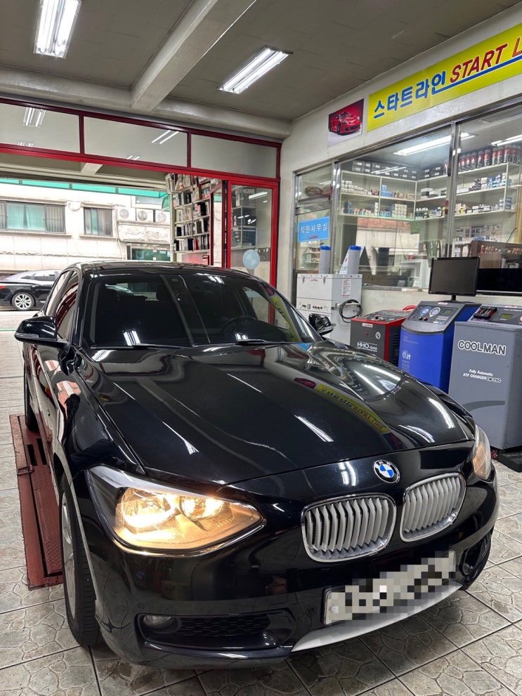 BMW118d 브레이크 패드,브레이크 오일,라이트 전구 교환 : 네이버 블로그