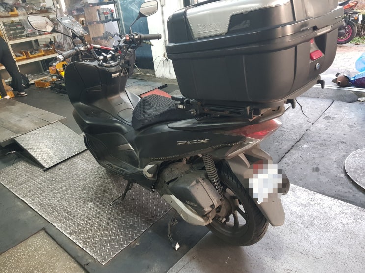인천 부평구 혼다 PCX 사고수리 : 네이버 블로그