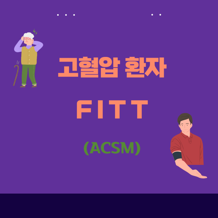 ACSM - 고혈압 환자 FITT : 네이버 블로그