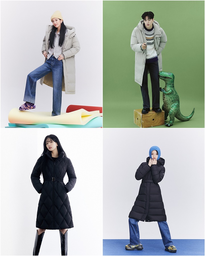 수지 패딩 송강 패딩은 게스geuss 여자 남자 겨울 아우터 롱 패딩 추천 네이버 블로그