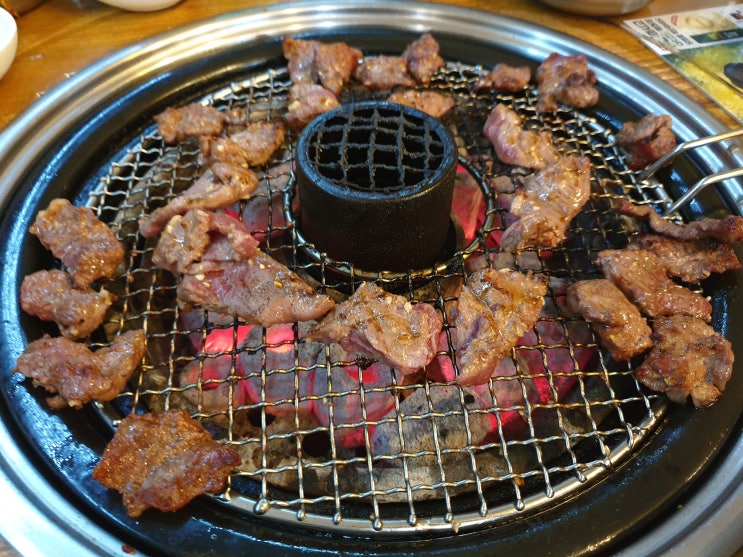 공덕 숯불에 구워먹는 양념 갈매기살 마포 갈매기거리 갈매기살 차돌박이 갈비살 네이버 블로그