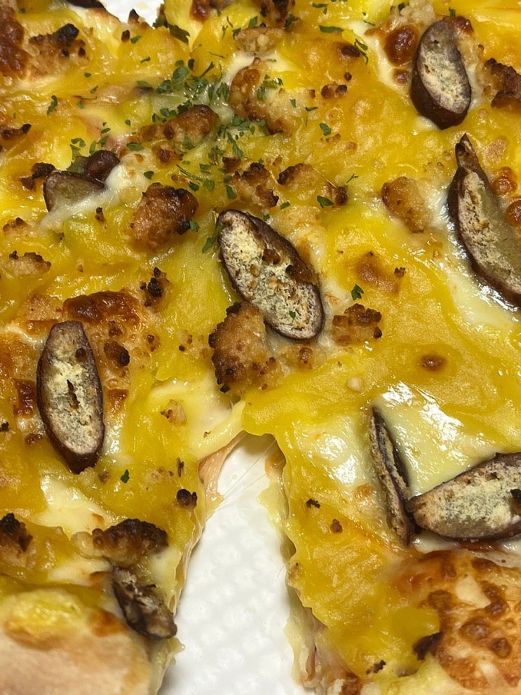 빵위에 치즈 자색 고구마 소보로 피자 꼭 드세요 : 네이버 블로그