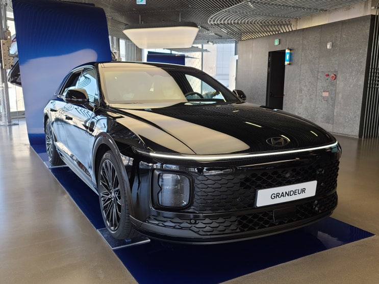 현대 디 올 뉴 그랜저 GN7 블랙잉크 만나보았습니다 : 네이버 블로그