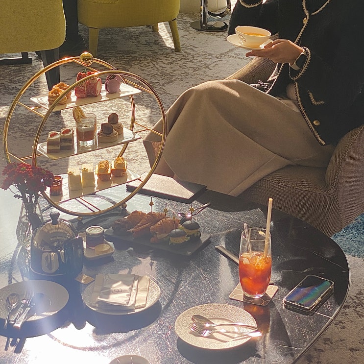 파라다이스호텔 부산, “크리스탈라운지 애프터눈티☕️” : 네이버 블로그