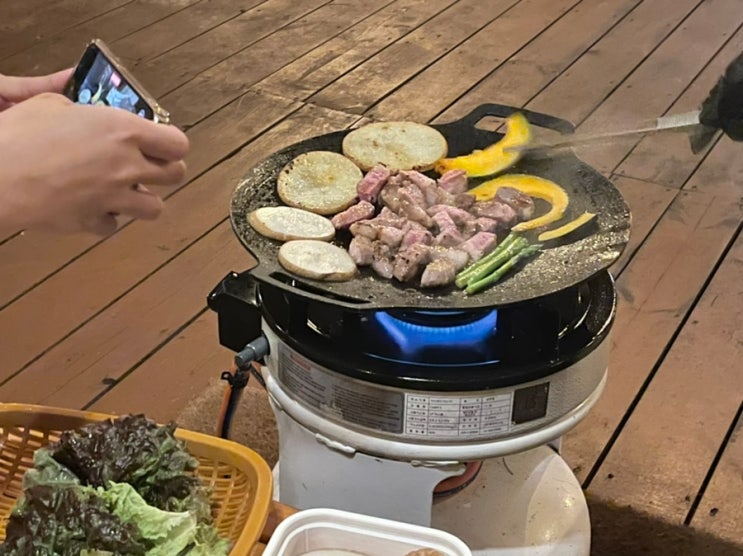강릉 맛집 FFF쓰리에프 강원도 여행 필수 야외 바베큐 인스타 캠핑 감성 식당 : 네이버 블로그