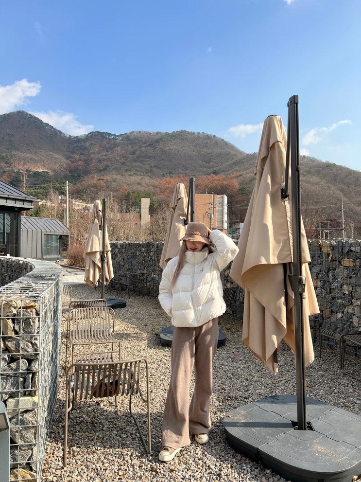 디스커버리 우먼스 여성 크롭 숏패딩 여행코디에 딱 네이버 블로그