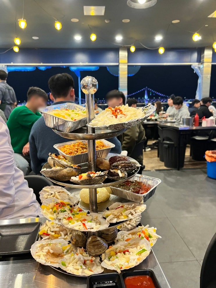 부산 광안리 광안대교 뷰맛집 조새호 4단조개구이and독도생새우 해물라면은 덤 네이버 블로그