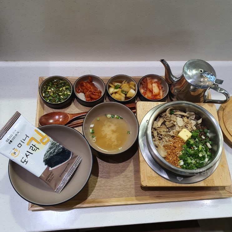 온정 현대프리미엄 아울렛 송도점 지하 푸드코트 솥밥맛집 네이버 블로그