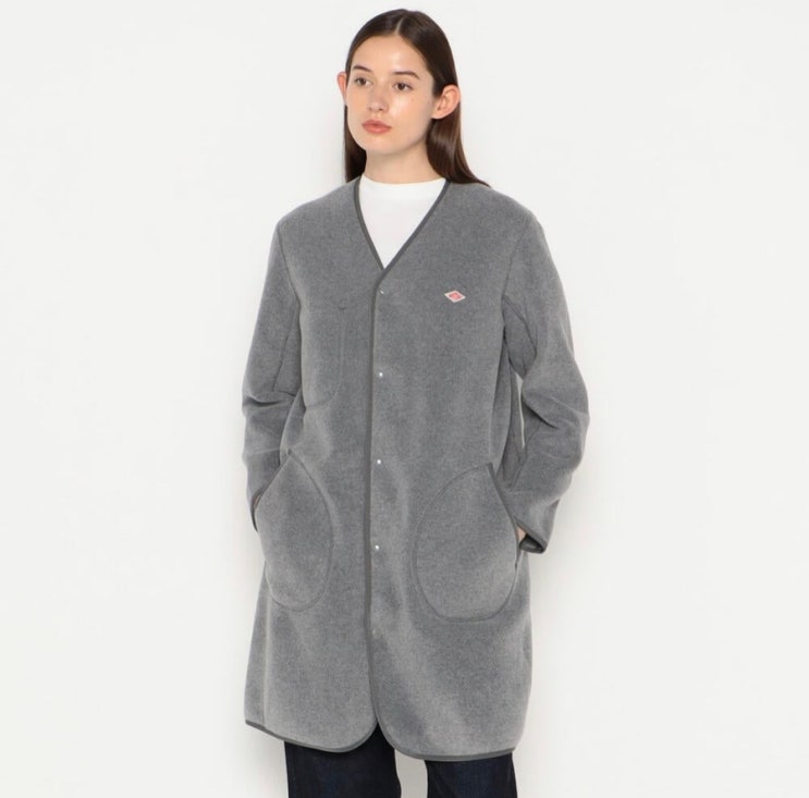 정품) 단톤 후리스 노카라 롱자켓 가디건 : 네이버 블로그