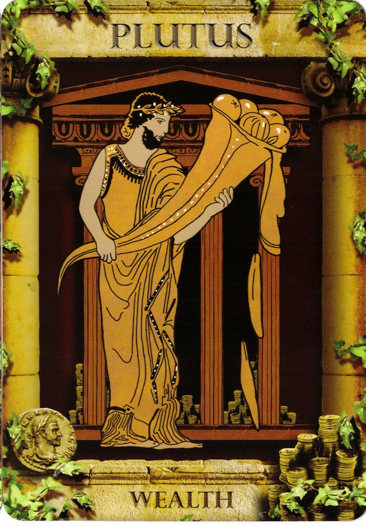 재미있는 타로 사주이야기 (정경진 타로)GREEK MYTHOLOGY READING CARDSPLUTUS(플루토스) 재물의 신 ...