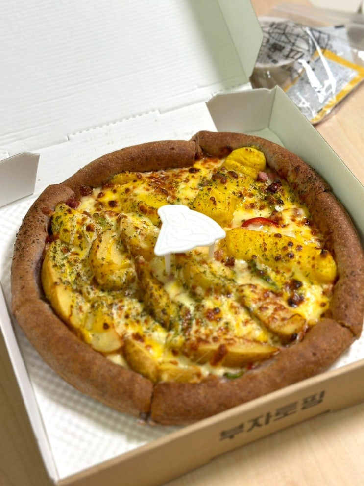 서오릉피자 포테이토and고구마무스 반반피자 포장할인으로 저렴하게 네이버 블로그