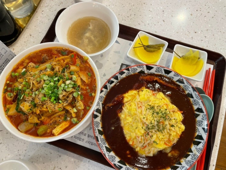 부천 중식당 전자방 현대백화점 중동점 곱창 탕면은 꼭 드세요 네이버 블로그