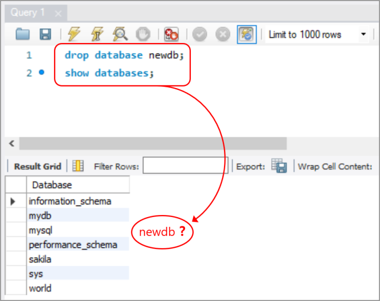 MySQL 데이터베이스 및 테이블 삭제 DROP : 네이버 블로그