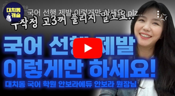 교육 유튜브 소개트윈클 안보라국어필립영어 블루스카이 원장님들 대치동캐슬 네이버 블로그