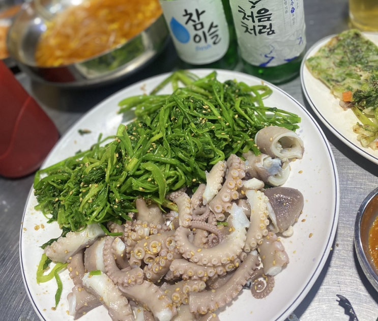 군자 맛집 힘찬 갯벌낙지 갯벌낙지 해산물 요리 낙지요리 모둠 회 강추 네이버 블로그
