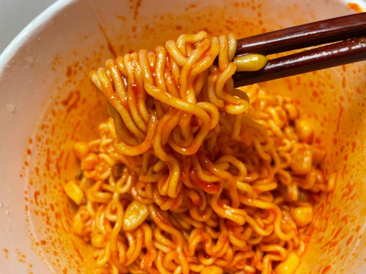 오뚜기 컵라면 콕콕콕 스파게티 더 맛있게 먹는 법 네이버 블로그