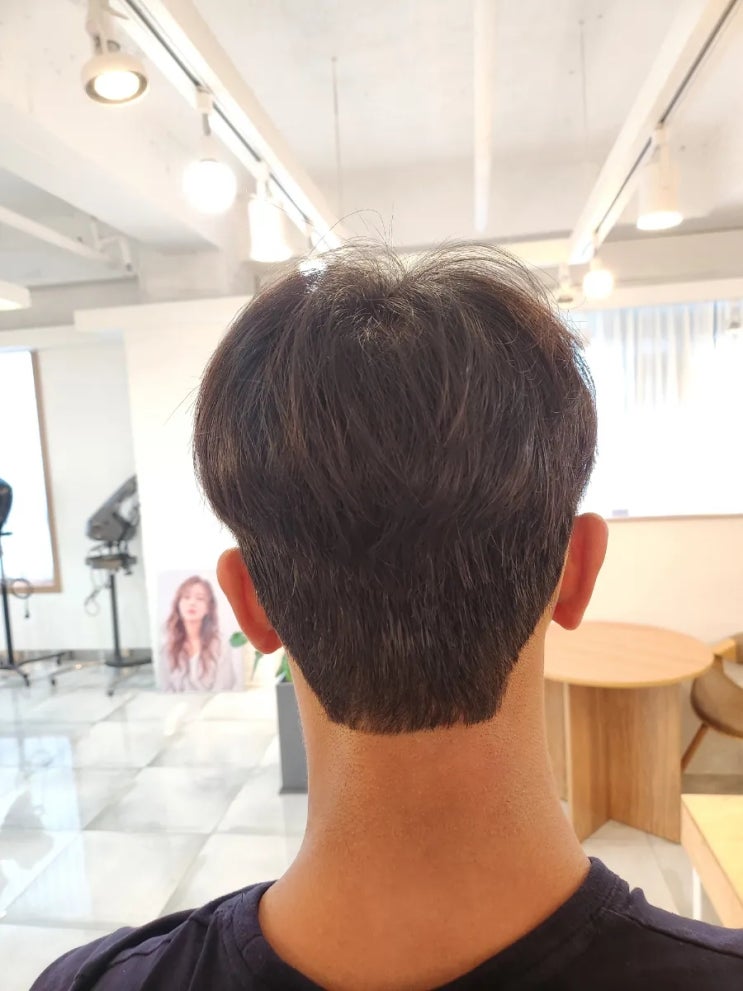 뒷머리 다운펌 댄디컷 애즈펌 강남대 미용실 용인미용실 기흥미용실 카이정헤어 네이버 블로그