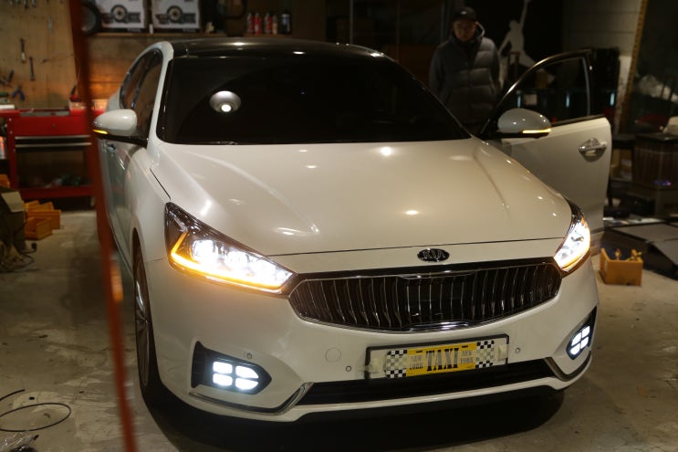 올뉴K7 LED 라이트 순정 튜닝작업 플레이앤드에서 합법적으로 진행하세요 : 네이버 블로그