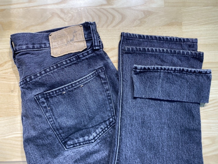 블랙컬러 워시드 체인스티치 : 네이버 블로그