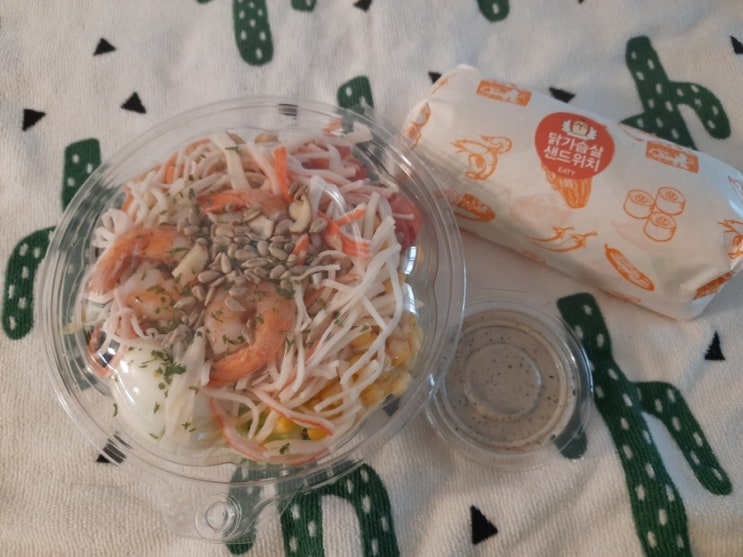 매탄동 배달 샐러드 맛집 폰더샐러드 영통구청점 후기게살쉬림프 샐러드 닭가슴살 샌드위치 네이버 블로그