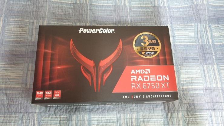 PowerColor 라데온 RX 6750 XT Red Devil D6 12GB 사용기 : 네이버 블로그