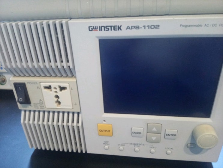 GW Instek 프로그래머블 AC DC 전원공급기 중고판매 APS-1102 : 네이버 블로그