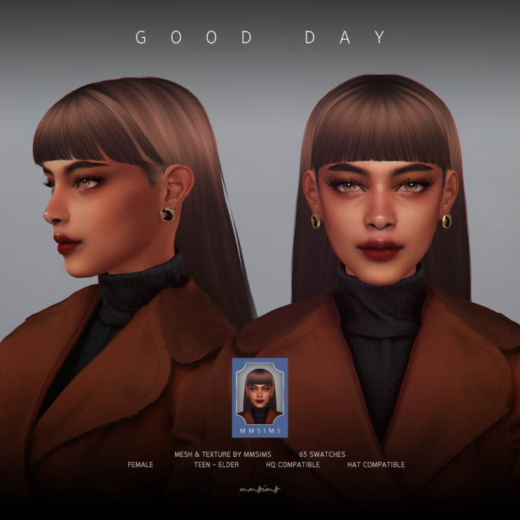 심즈4 CC 헤어 // MMSIMS Hair Good day : 네이버 블로그