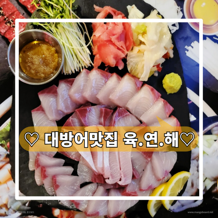 합정 방어 맛집 합정 횟집 홍대 방어 육연해가 원조 네이버 블로그