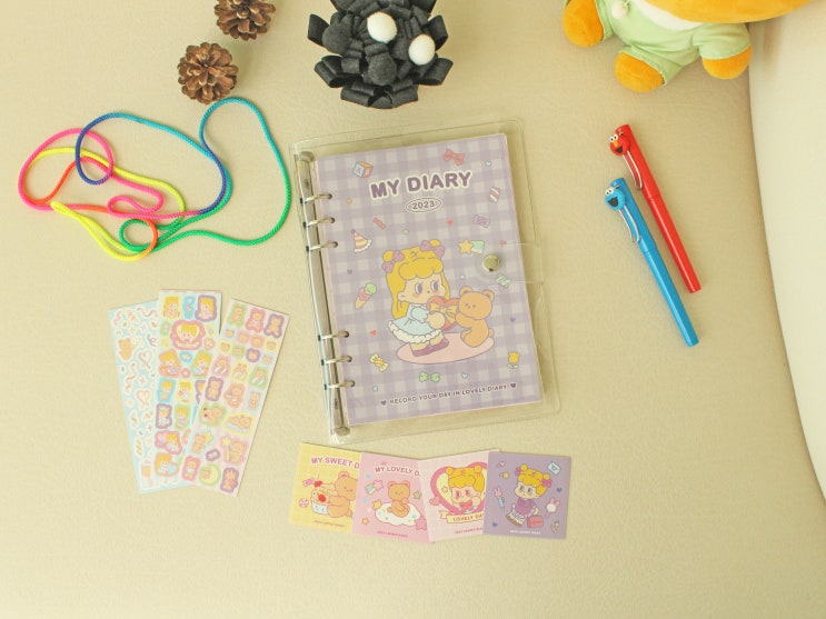 조카 여아 초등학생 어린이 크리스마스 연말 선물 다이어리 추천.아트박스 품 POOM : 네이버 블로그