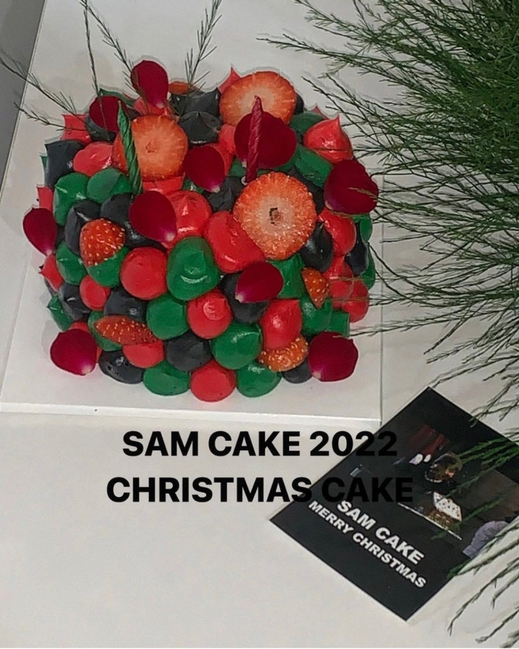 2022 Christmas cake • sam cake : 네이버 블로그