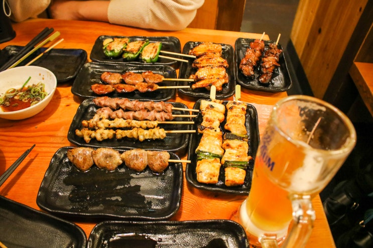 도톤보리 맛집 가성비 끝판왕 전 메뉴 350엔 야키토리 전문점 토리키조쿠 鳥貴族 네이버 블로그