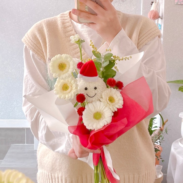 창원꽃집 사림동꽃집 창원대꽃집 꽃 피는 계절 올해 크리스마스 꽃다발 준비하세요~♥ 네이버 블로그