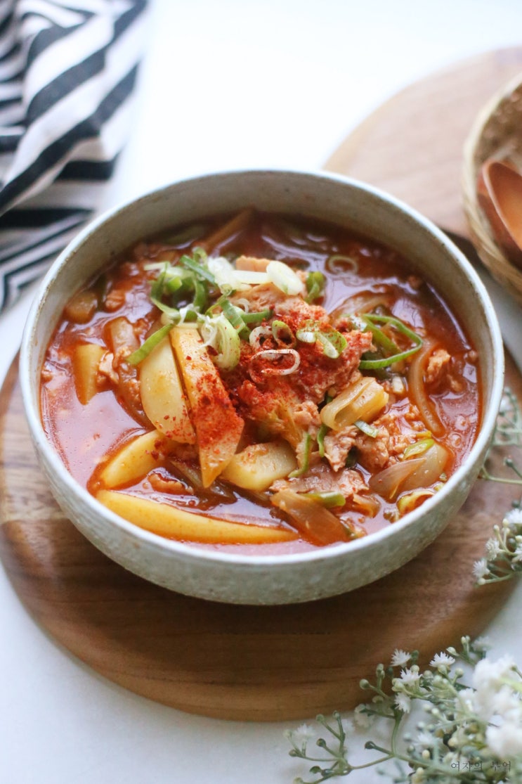 백종원 감자짜글이 스팸짜글이 찌개 레시피 감자 스팸고추장찌개 만드는 법 감자요리 네이버 블로그