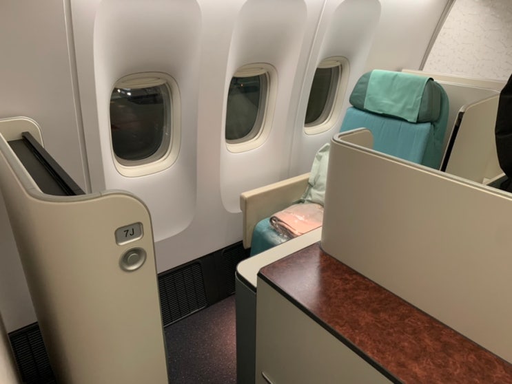 대한항공 프레스티지석 비즈니스 777-300ER 탑승 후기 : 네이버 블로그