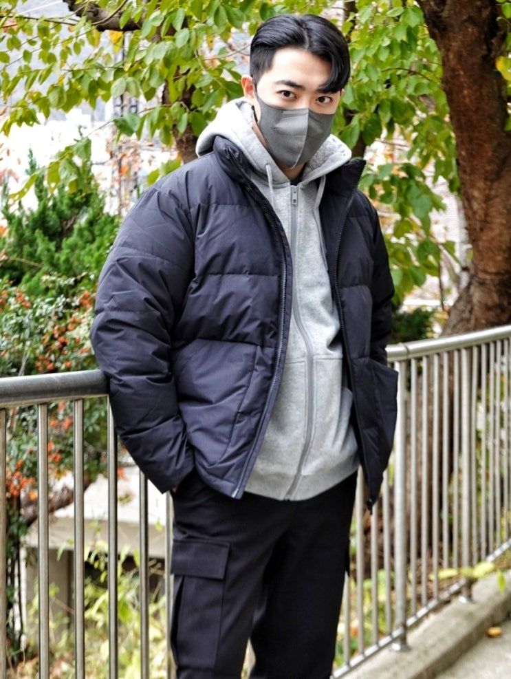 남자 숏패딩 겨울 코디 데일리룩 잇템 까웨 하나쯤은 있어야 네이버 블로그