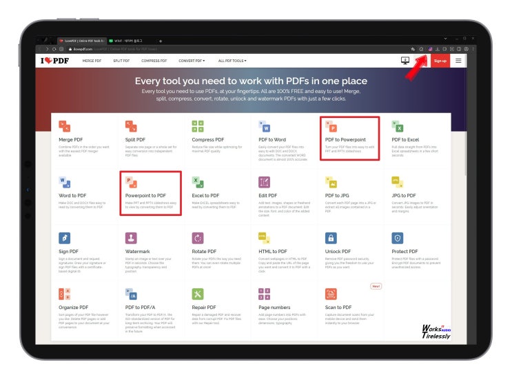 PPT PDF 변환 PDF PPT 양방향 파일 변환, 초간단 ILOVEPDF : 네이버 블로그